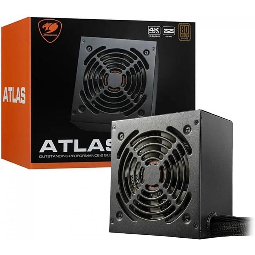 PSU COUGAR ATLAS 750 650 - 750W 650W 80 PLUS BRONZE BLACK (ATX) POWER SUPPLY (อุปกรณ์จ่ายไฟ ...