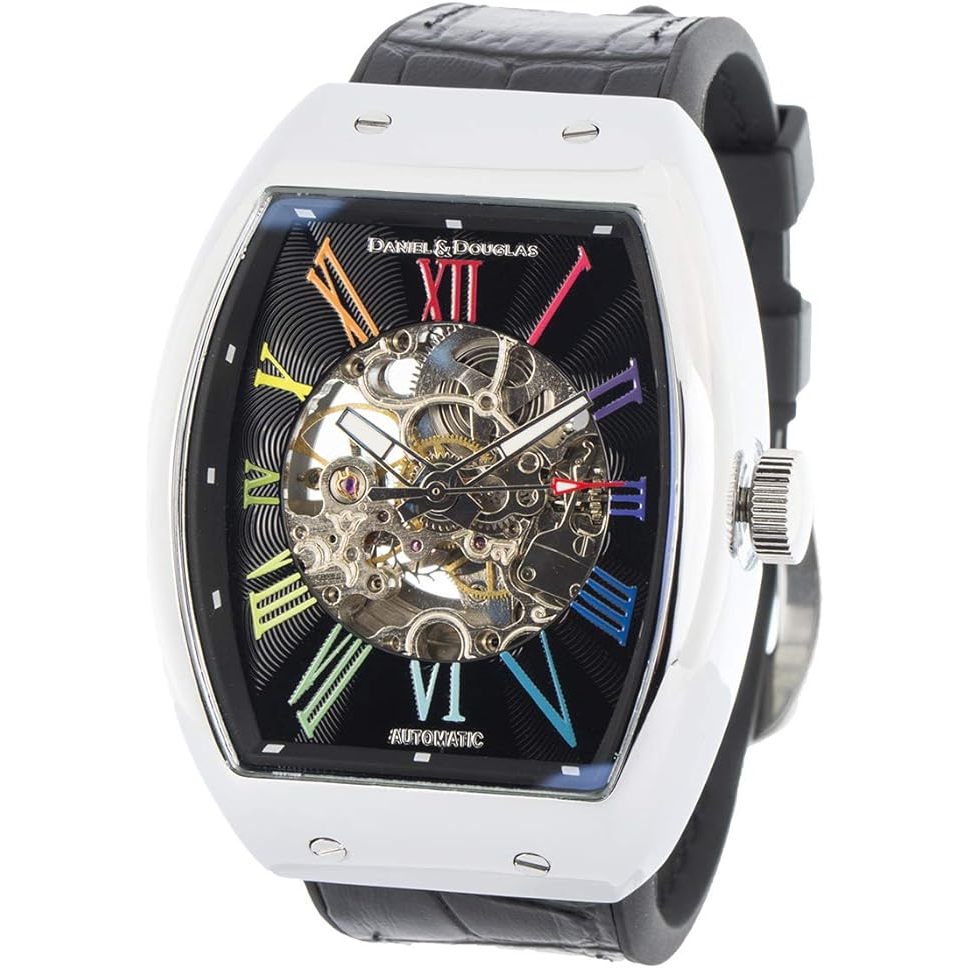 【ส่งตรงจากญี่ปุ่น】 [Daniel And Douglas] Dd8808 นาฬิกาข้อมือ อัตโนมัติ สําหรับผู้ชาย (สีดํา สีทอง ...