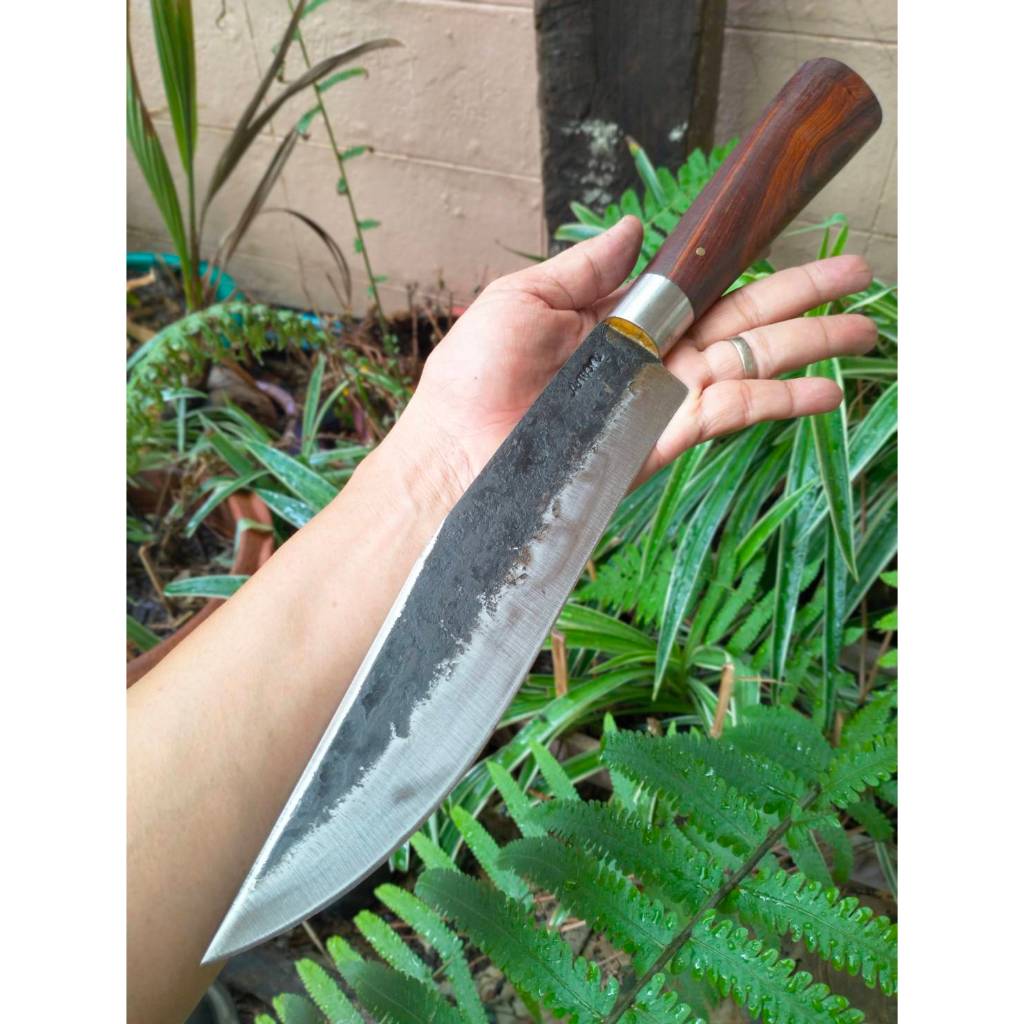 มีดเหน็บ โบวี่ เหน็บม้ง มีดเหน็บ อีเหน็บ (E-Nep) มีดเดินป่า มีดแคมป์ 9.4” SUP9 ตีร้อนชุบแข็ง ผิว ...