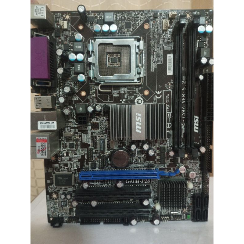 Mainboard 775 DDR3 MSI G41M-P28 | Shopee Thailand