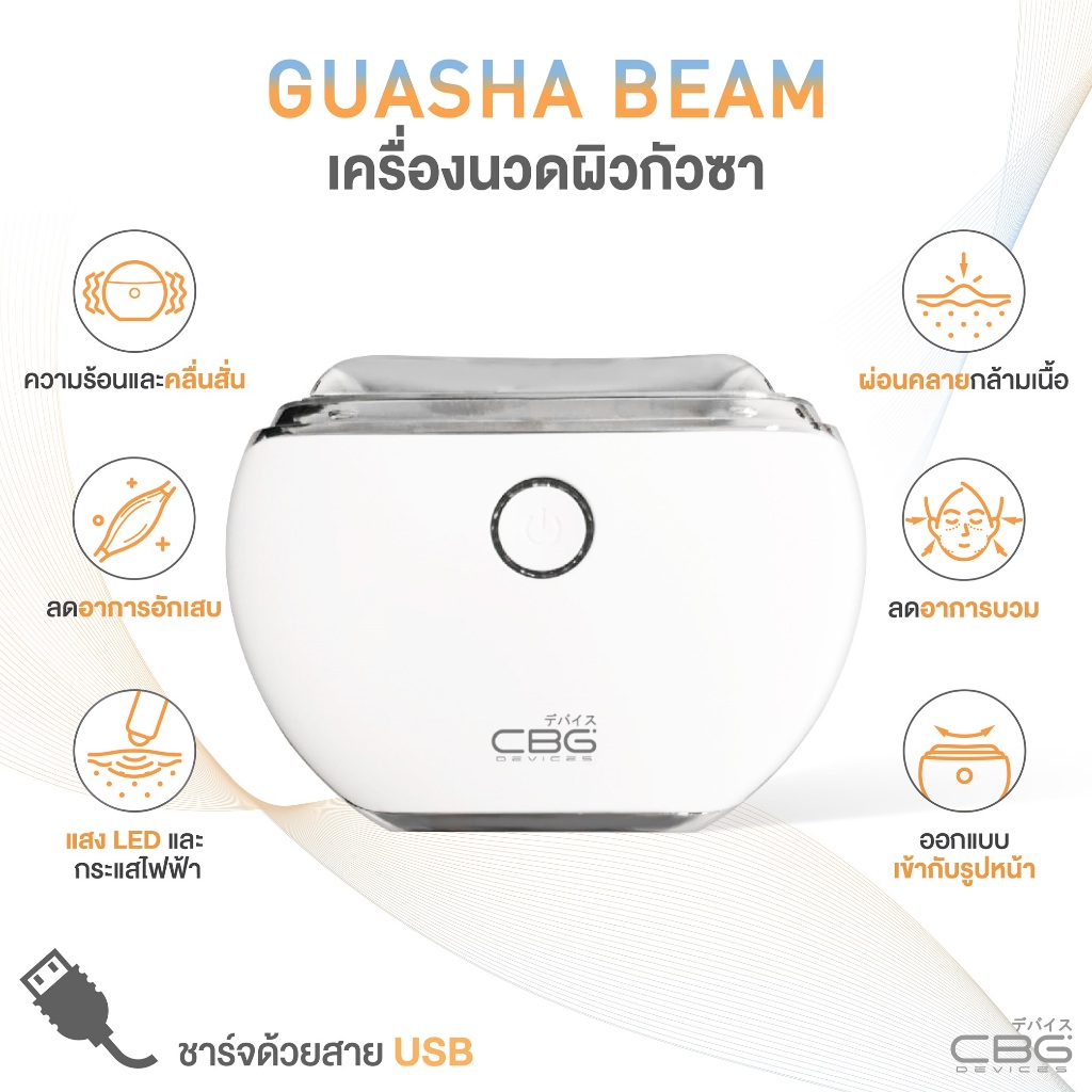 [ขายดี 3 รุ่นสุดฮิต]CBG Devices เครื่องนวดหน้า กัวซา/หน้าเรียว/ ผลัก ...
