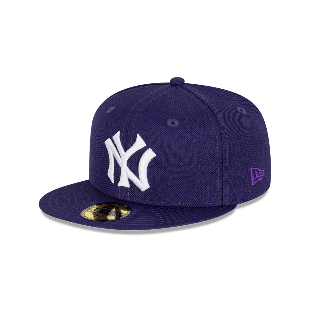 NEW YORK YANKEES COOPERSTOWN ROYAL PURPLE 59FIFTY CAP | Shopee Thailand
