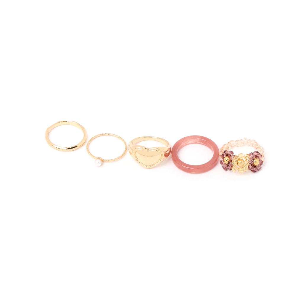 niko and ... 5 set rings (five rings/set) | Shopee Thailand