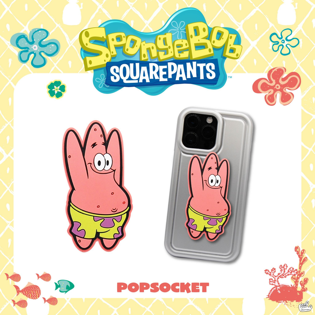 Griptok Pop-Socket ไม่แถมฐานแม่เหล็ก (SpongeBob SquarePants) | Shopee ...
