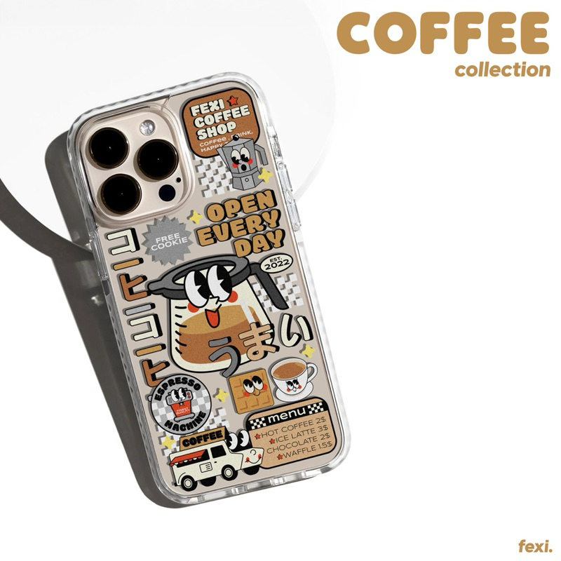 เคสไอโฟน “ Coffee “ iPhone Case for 12 - 16 series & Samsung S24 series.(084) | Shopee Thailand