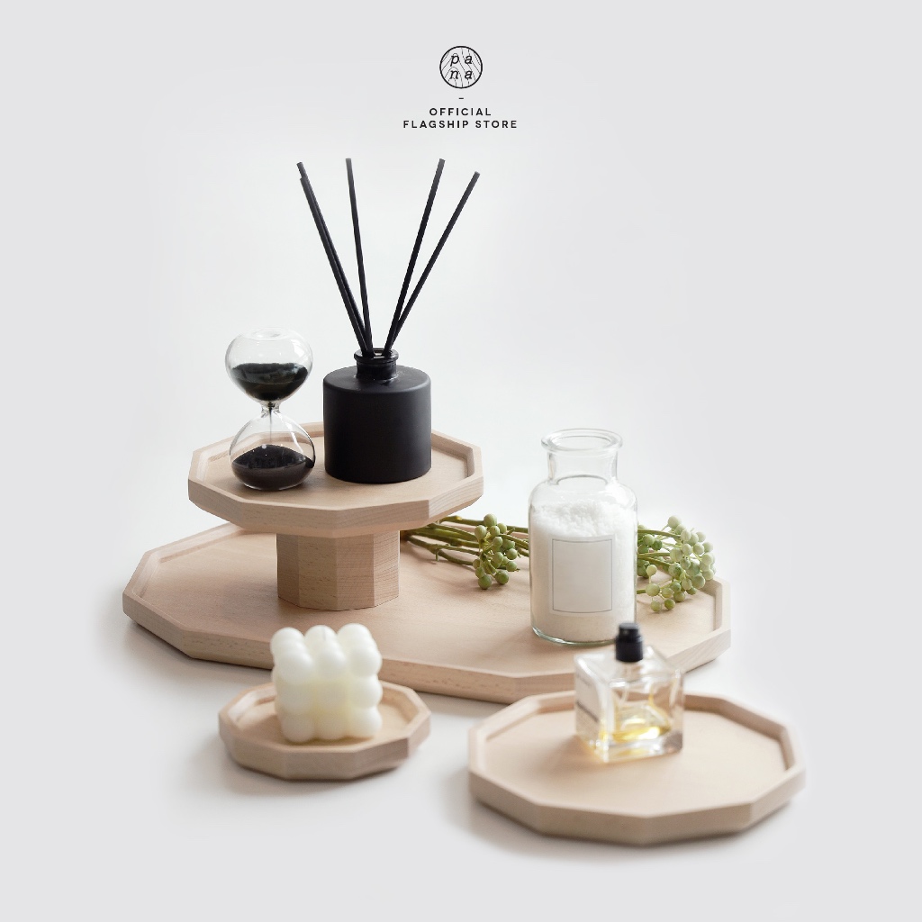 Pana Objects RAVIN DECA TRAY SET: เซ็ตถาดไม้เอนกประสงค์ ถาดวางของมินิมอ ...