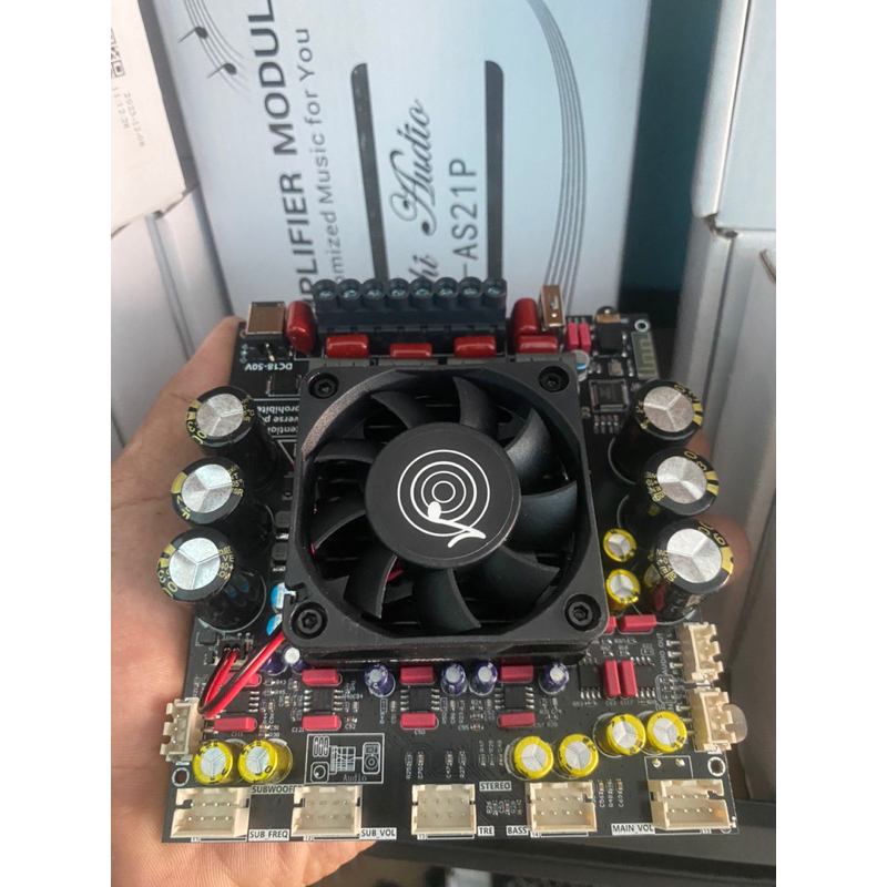 ซุปเปอร์แอมป์จิ๋ว ZK-AS21P, 300+300+600 W, TPA 3255 Chip | Shopee Thailand