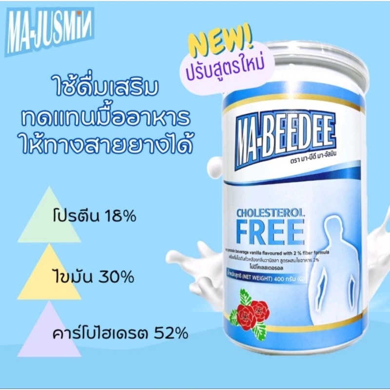 นม MA-BEEDEE 400G. มา-บีดี (แบบกระปุก 400กรัม) | Shopee Thailand