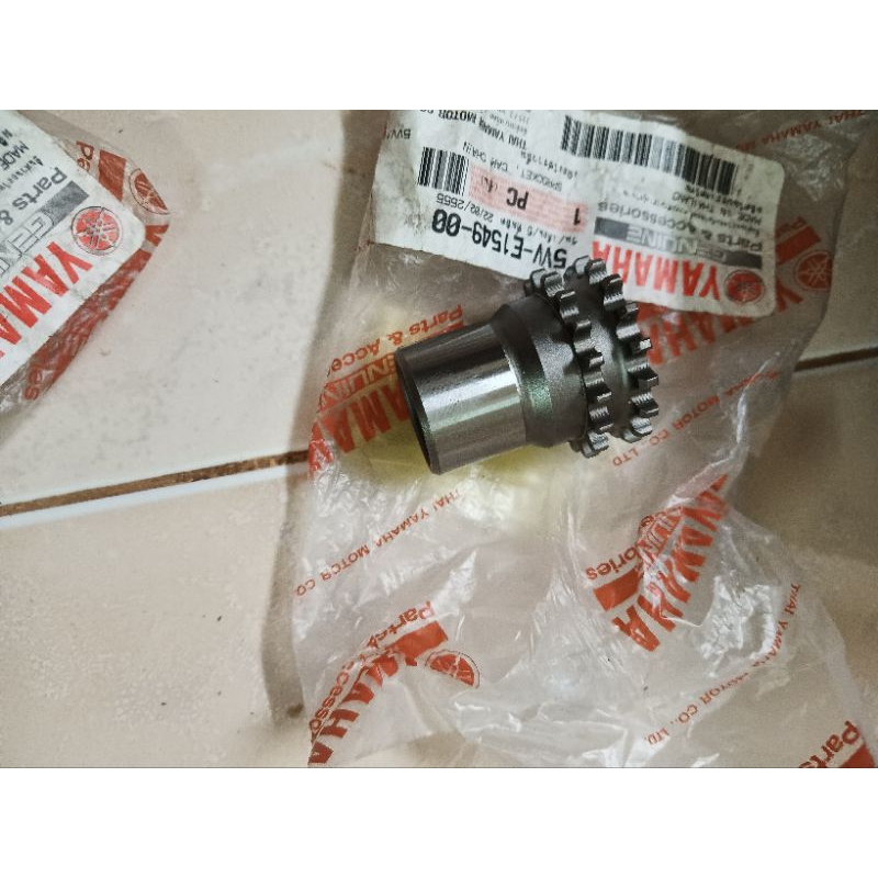 5VV-E5149-00 เฟืองโซ่ราวลิ้นติดข้อเหวี่ยงมีโอ,ฟีโน่แท้ใหม่ | Shopee ...