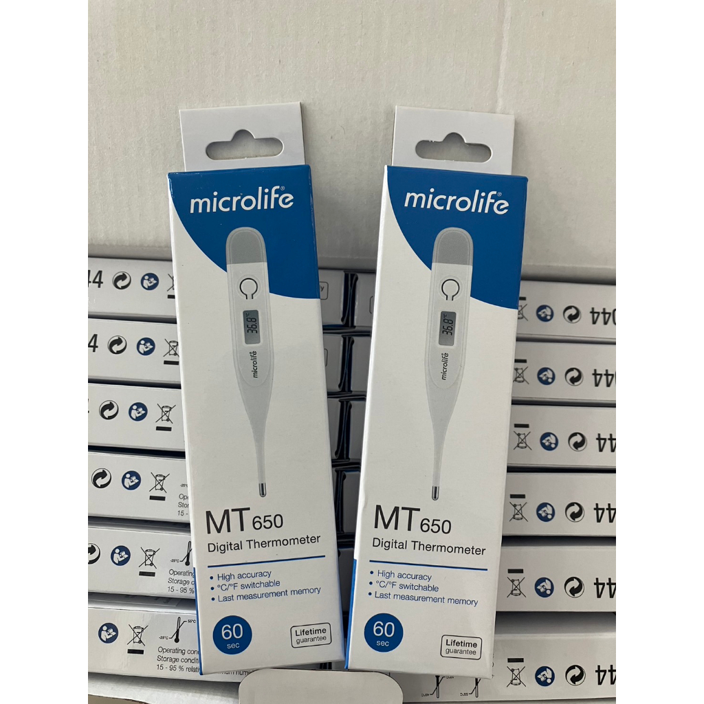 Microlife ปรอทวัดไข้ ดิจิตอล /Digital Thermometer รุ่น MT650 | Shopee ...