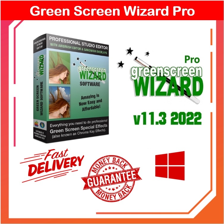 Green Screen Wizard Pro 2023 v12 | For Windows| Full Working | Shopee ...