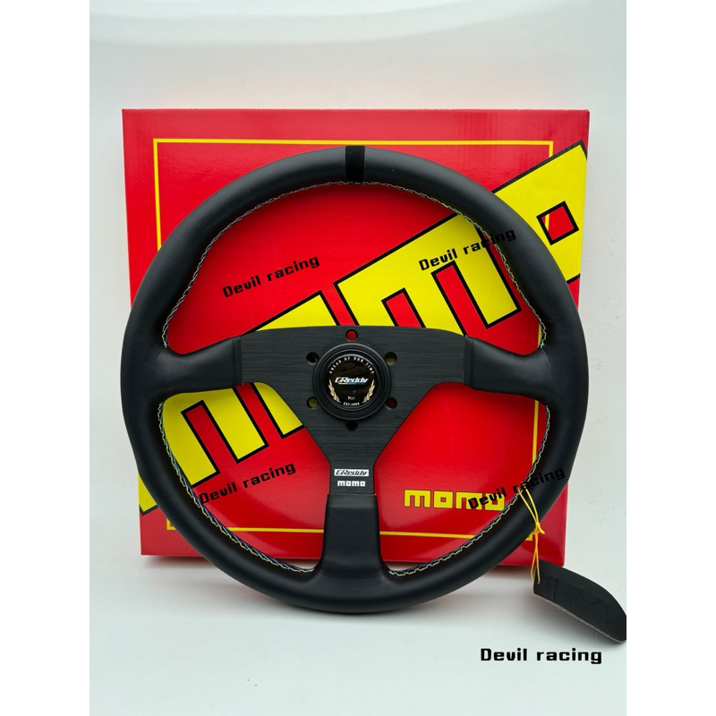 พวงมาลัย GREDDY/ MOMO v35 ก้านตรง 13.5นิ้ว | Shopee Thailand