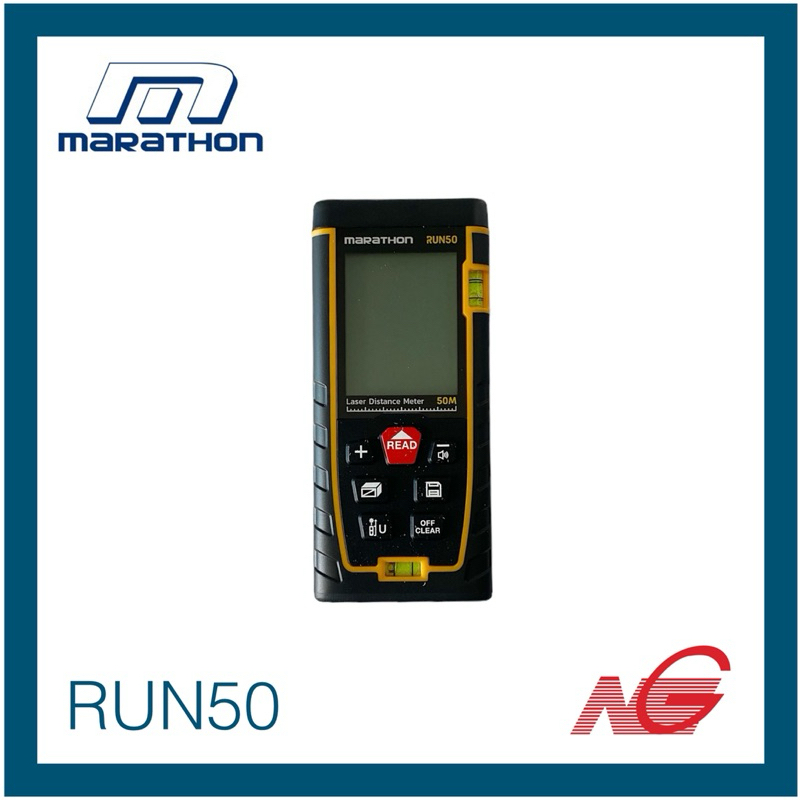 MARATHON มาราธอน เครื่องวัดระยะเลเซอร์ รุ่น RUN50 50เมตร | Shopee Thailand
