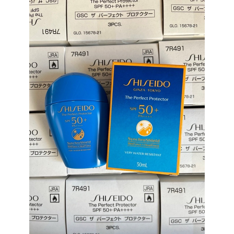 Shiseido Ginza Tokyo The Perfect Protector SPF50+ PA+++ Synchro Shield ...