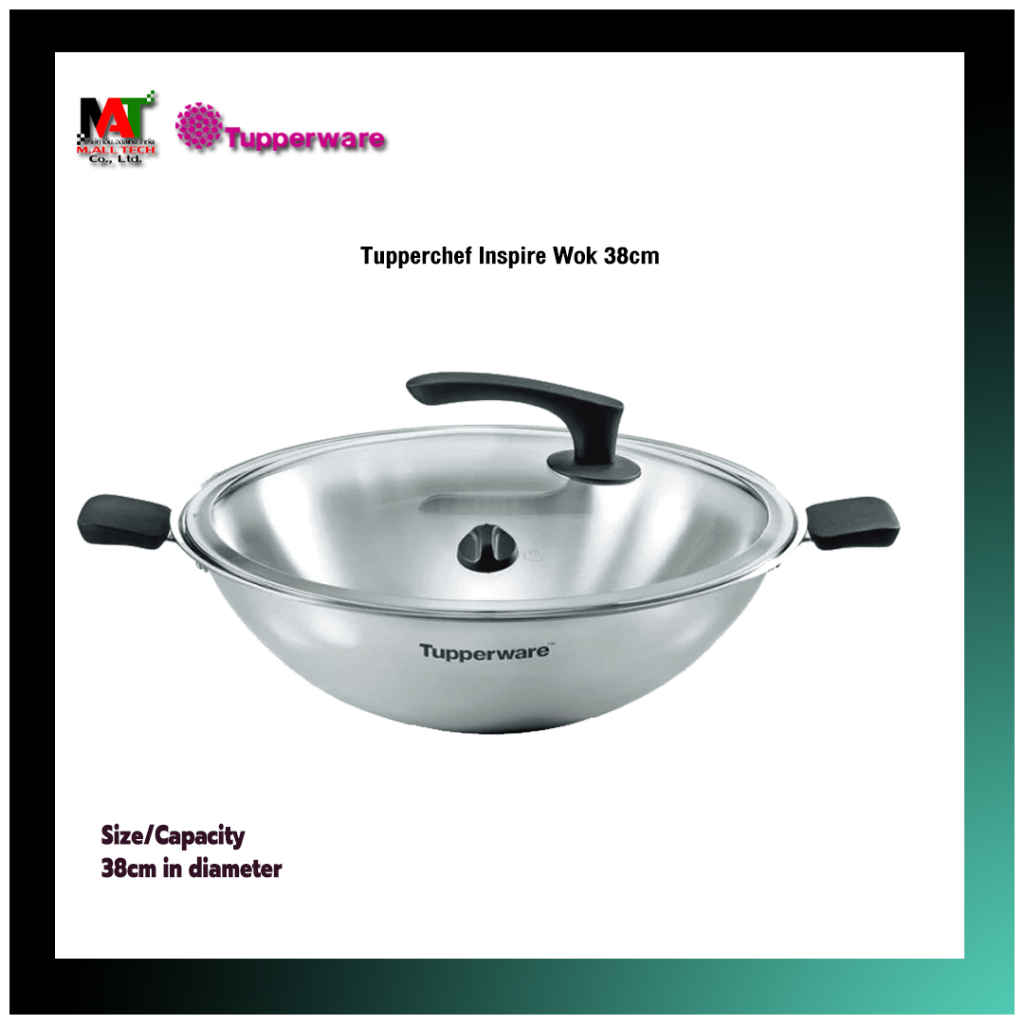 ภาชนะทำอาหาร Tupperware Tupperchef Inspire Wok 38cm | Shopee Thailand