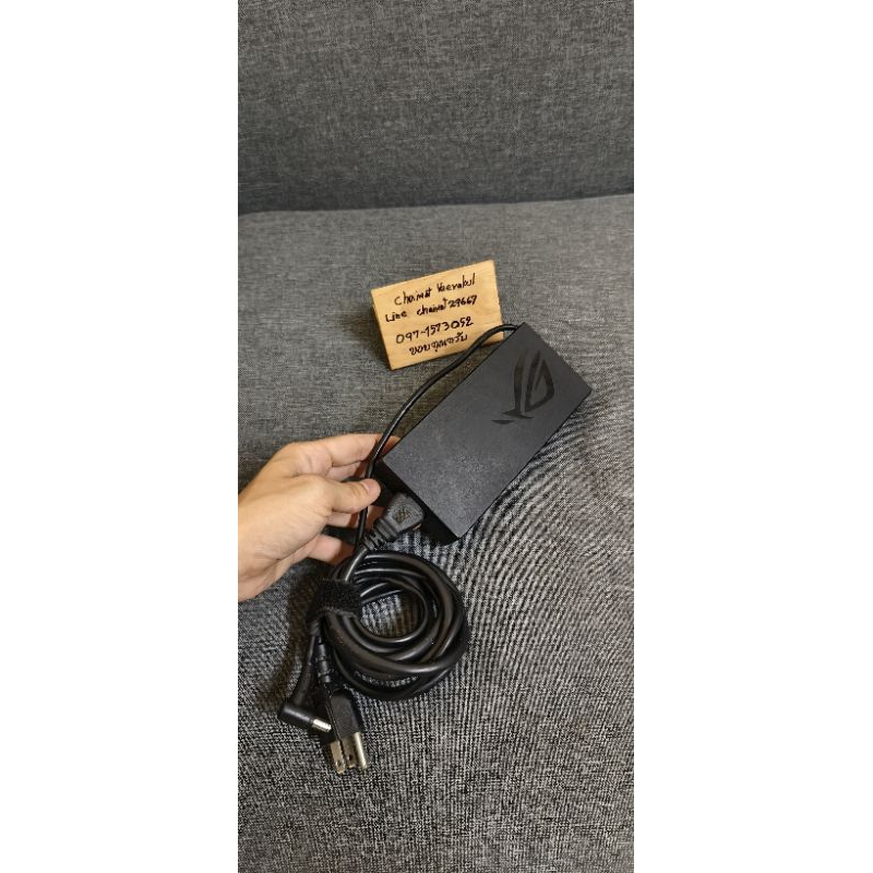 ASUS ROG NOTEBOOK ADAPTER ไฟ 19.5V 11.8A แอมเยอะ ตรงรุ่นหัวขนาด 6.0X3.7 ...
