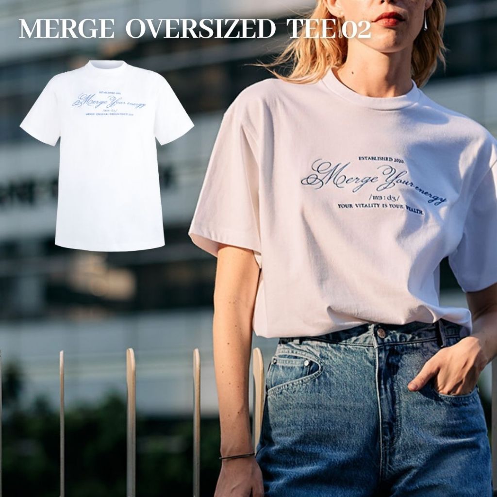Merge Official - Merge Oversized Tee 02 (พร้อมส่ง) | Shopee Thailand