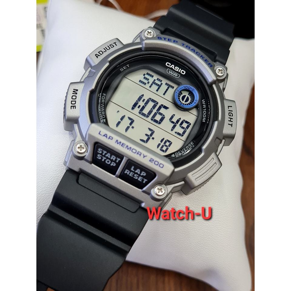 Casio Standard นาฬิกาข้อมือผู้ชาย สายเรซิ่น WS-2100H รุ่น WS-2100H-1A2 | Shopee Thailand