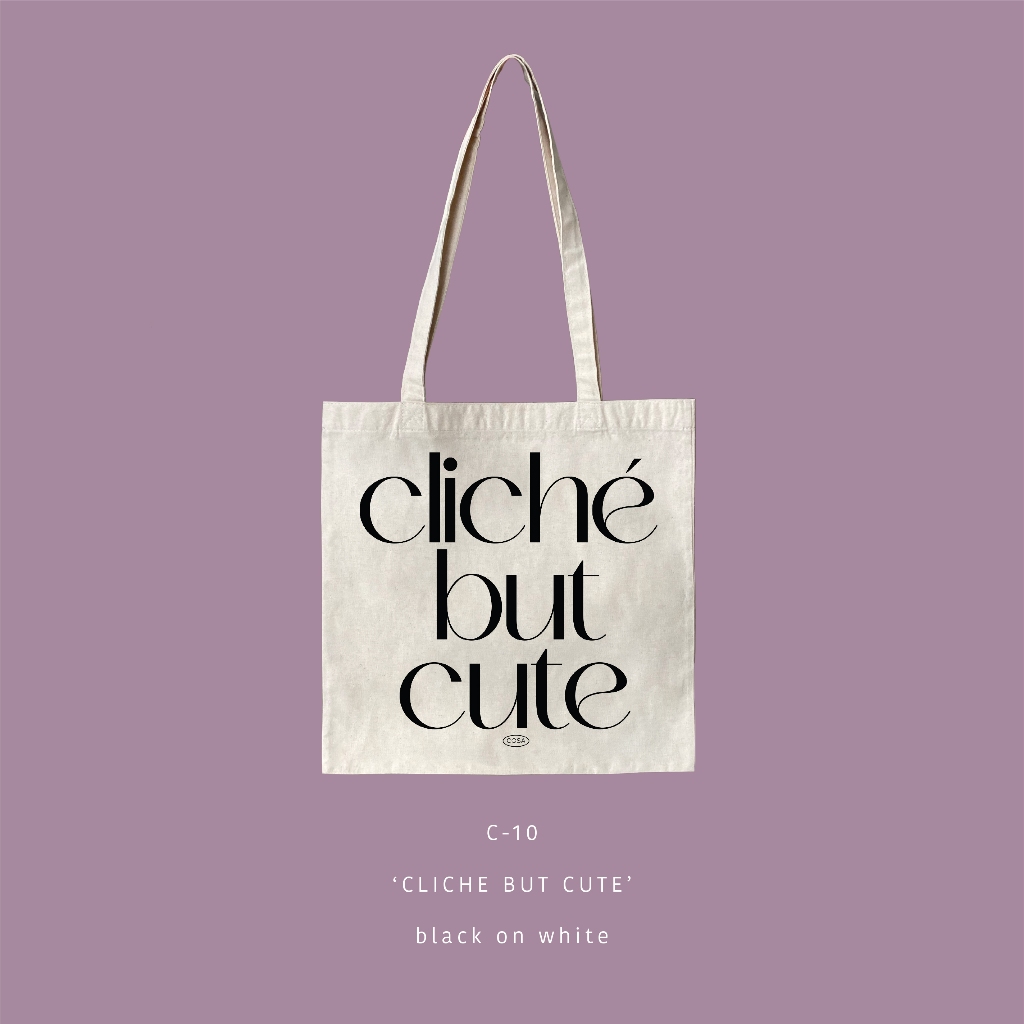COSA - CLICHE BUT CUTE - BLACK | Shopee Thailand