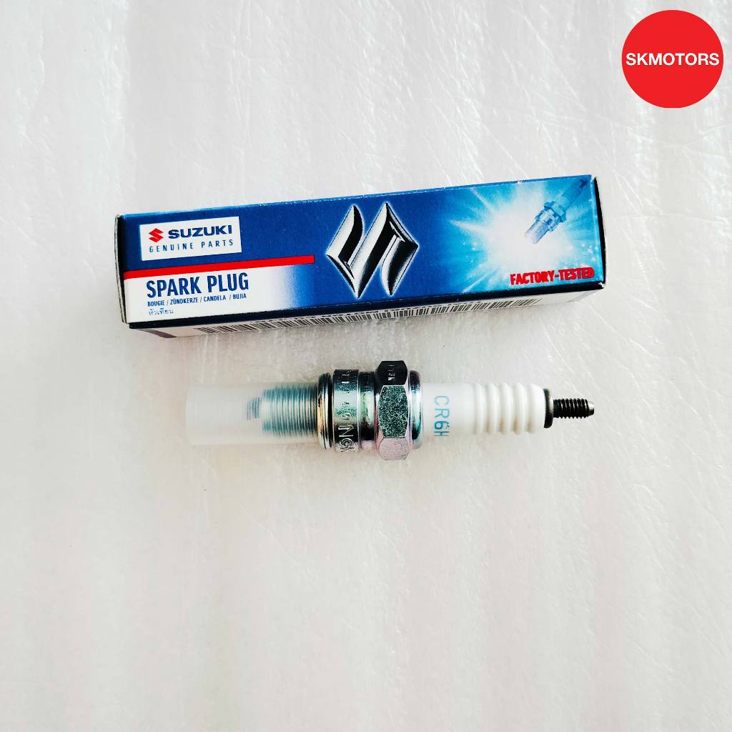 หัวเทียน NGK,CR6HSA รหัสสินค้า 09482-00L02-000 สำหรับรถ SUZUKI SKYDRIVE125 (UK125FS-G) แท้เบิก ...