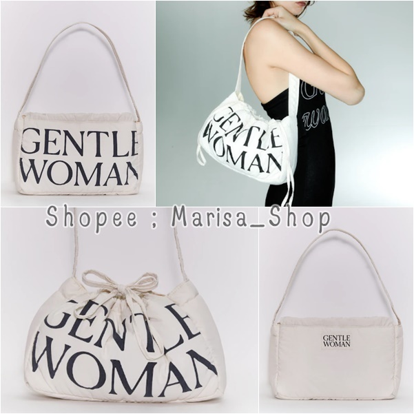 แท้ !! กระเป๋าเกี๊ยว GENTLEWOMAN รุ่น DUMPLING BAG / DRAWSTRING BAG ...