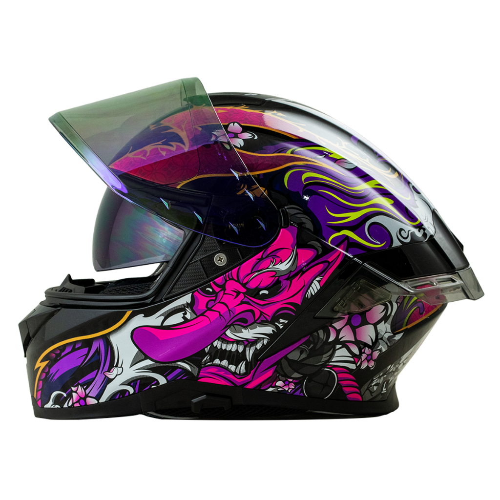 iD ZROดำด้านล้วน หมวกกันน็อคเต็มใบ Index ID รุ่น iD ZRO BTรองรับ ...