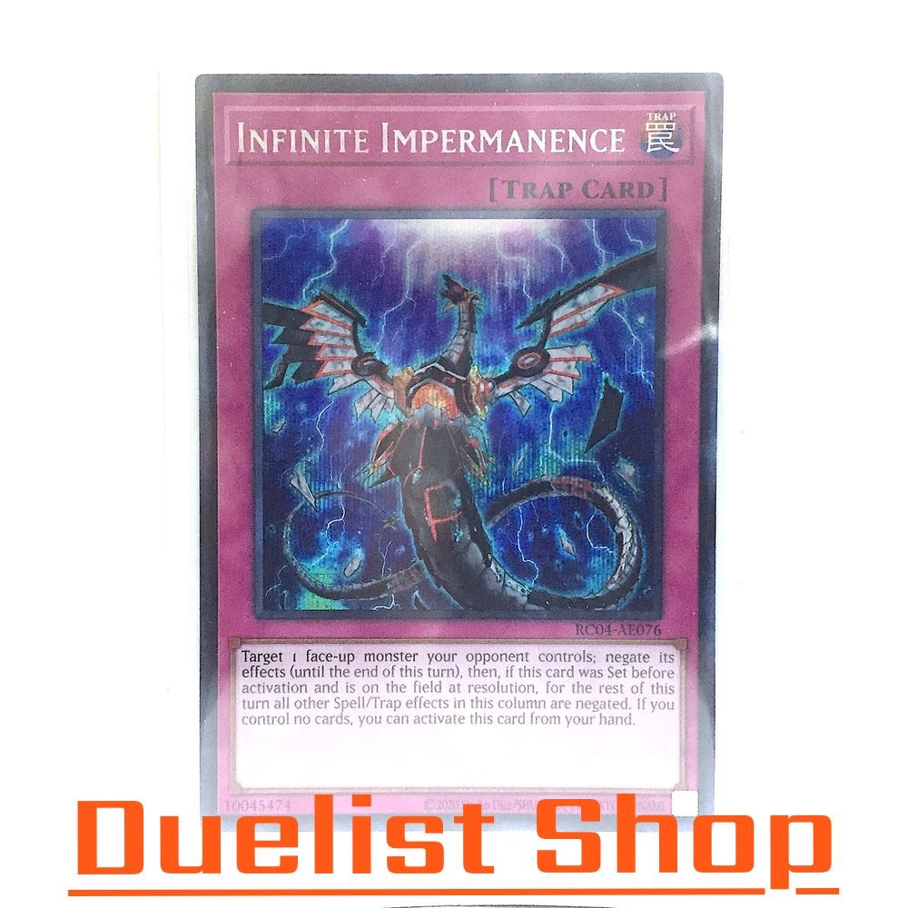 Infinite Impermanence (SE) Trap [Normal] ชุด RC04-AE076 การ์ดยูกิโอ (Yu ...