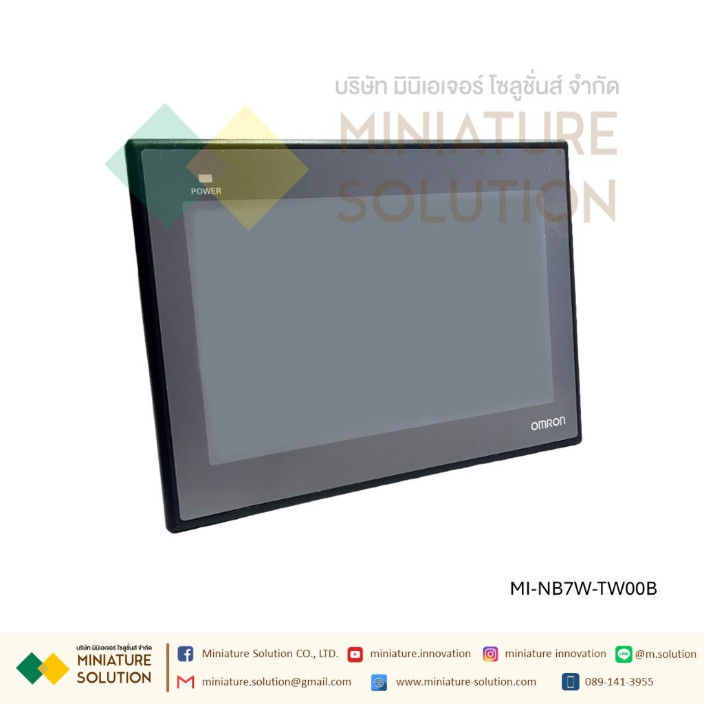 Omron NB7W-TW00B Touch Screen HMI - 7 In, TFT LCD Display, 800 X ...
