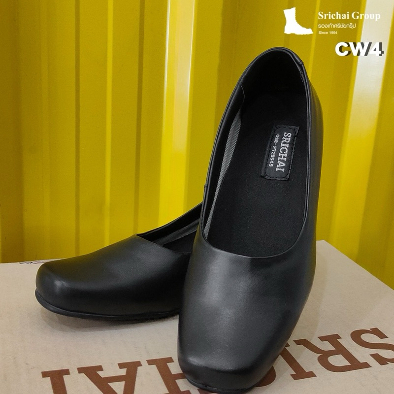 รุ่น CW4 รองเท้าคัทชูคุณผู้หญิง หนังนิ่มมีลายหนัง (ไม่ใช่งานหนังแบบเรียบขัดชนิดนะคะ) ใส่สบาย by ...