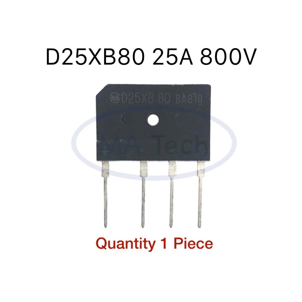 D25XB80 ไดโอดบริดจ์ 25A 800V Diode Bridge 25A/800V อะไหล่เตา ...