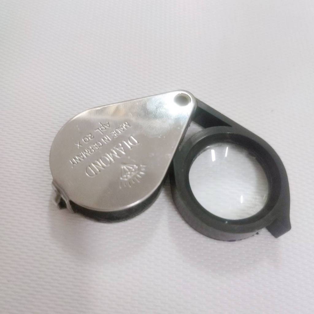 กล้องส่องพระ สแตนเลส DIAMOND MADE IN GERMANY APL 20X แว่นส่องพระ แว่น ...