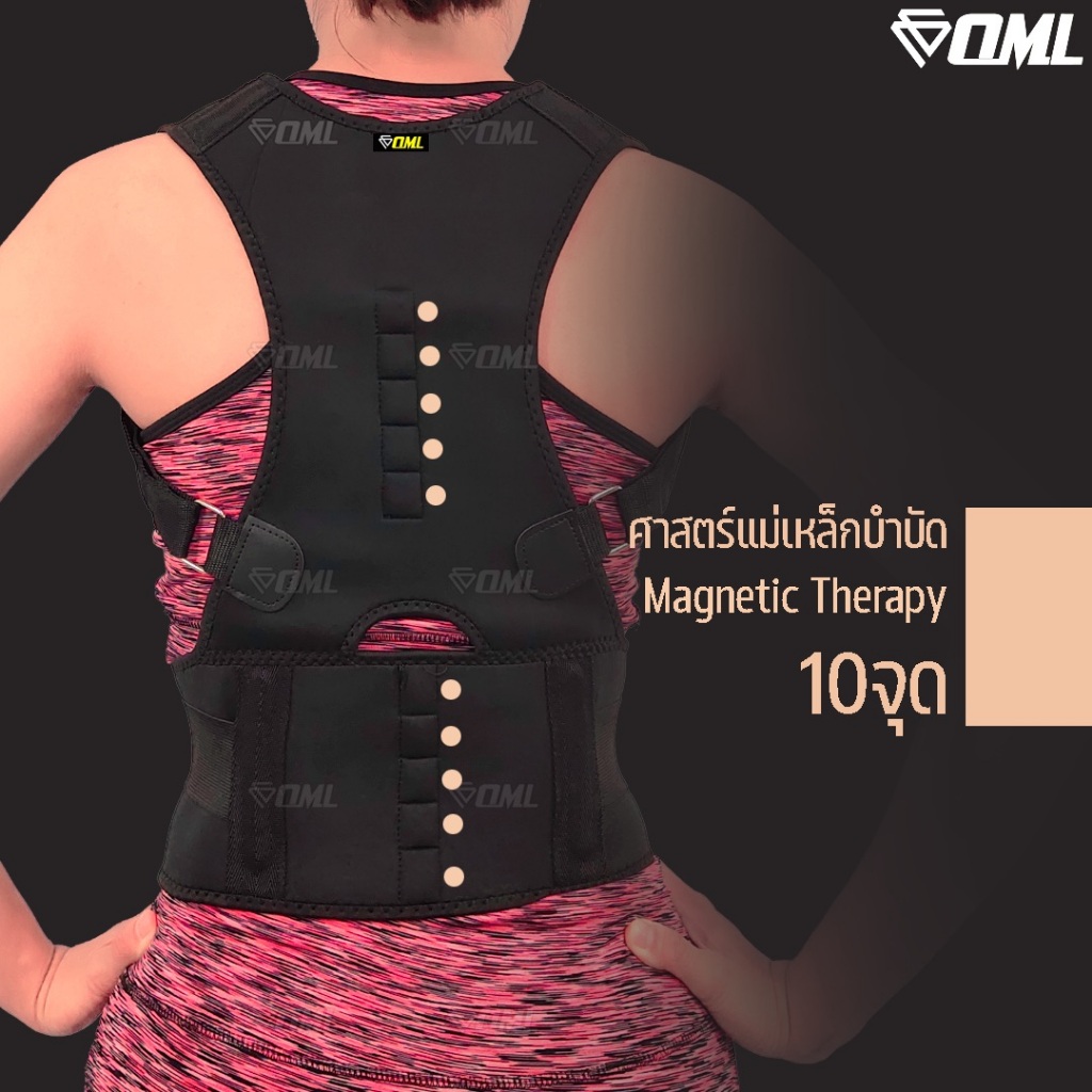 OML Welly-R เสื้อพยุงหลัง พยุงปวดหลัง ประคองให้ตัวตั้งตรง บุคลิคดี รับประกันสินค้า เข็มขัดพยุง ...