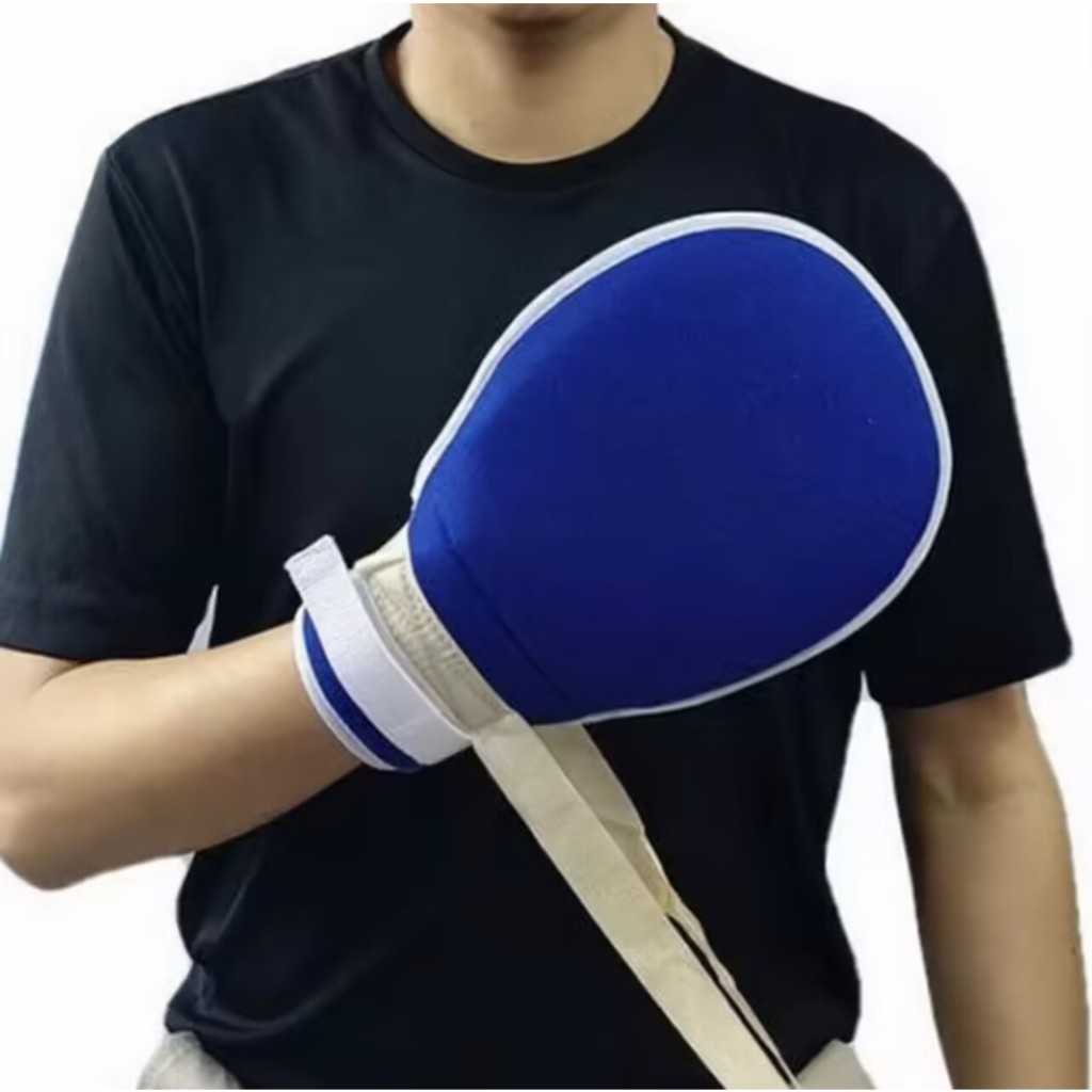 ถุงมือกันดึงสายน้ำเกลือ ถุงมือผู้ป่วยติดเตียง กันบาดเจ็บ ICU ดึงสาย นอน ...