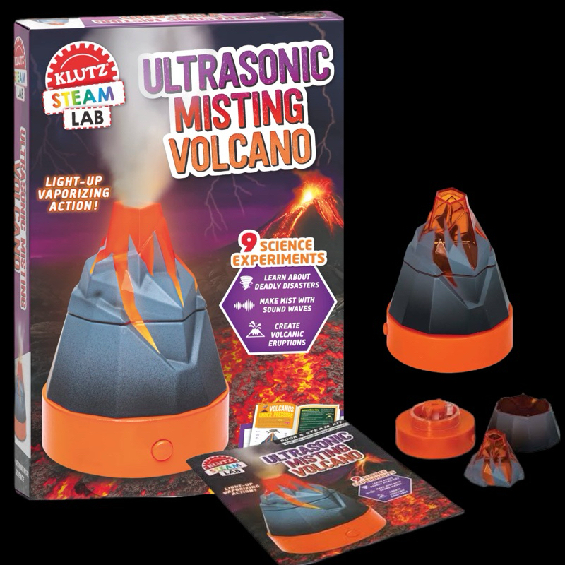 Ultrasonic Misting Volcano (Klutz: Steam Lab) | Shopee Thailand