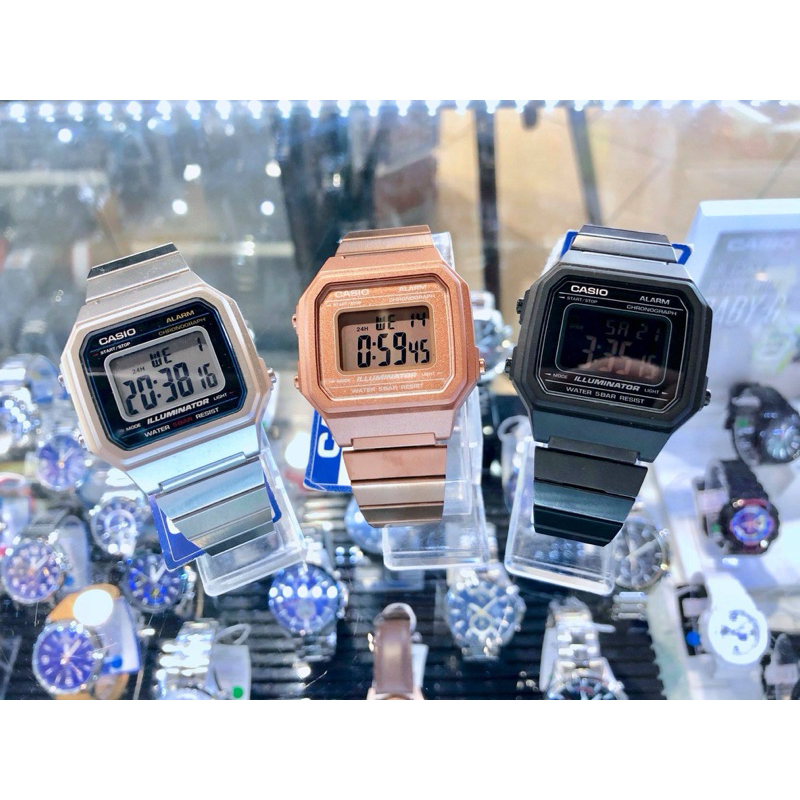 นาฬิกา CASIO ของแท้ CMG รุ่น B650WC-5A พิ้งโกลด์ / B650WB-1B / B650WD ...