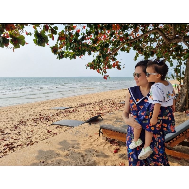 ชุดเที่ยวทะเลคู่แม่ลูก Booboo baby | Shopee Thailand