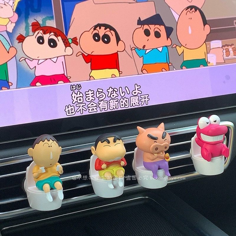 น้ำหอมติดรถยนต์ ชินจัง Crayon Shin-chan Sitting on Toilet Bowl Series ...