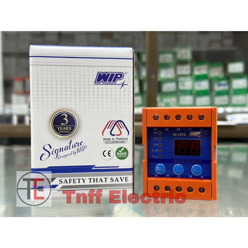 WIP W-OP4 380-415V (3P4W) อุปกรณ์ป้องกันไฟ Digital Phase Protector ...