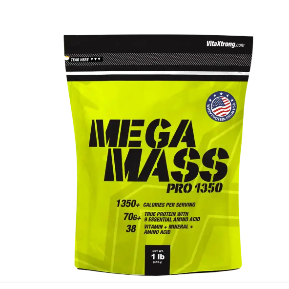 MEGA MASS 1 LB/ 3 LBเวย์โปรตีนเพิ่มน้ำหนัก/สร้างกล้ามเนื้อ เมก้าแมส ...