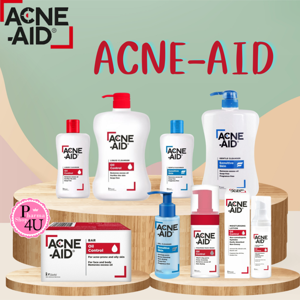 ACNE-AID CLEANSER แอคเน่-เอด / LIQUID CLEANSER / GENTLE CLEANSER / Moisturising / BAR #L1 ...