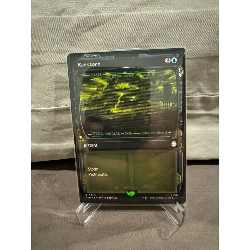 MTG Universes Beyond: Fallout Variants: Radstorm (0329 - Pip-Boy ...