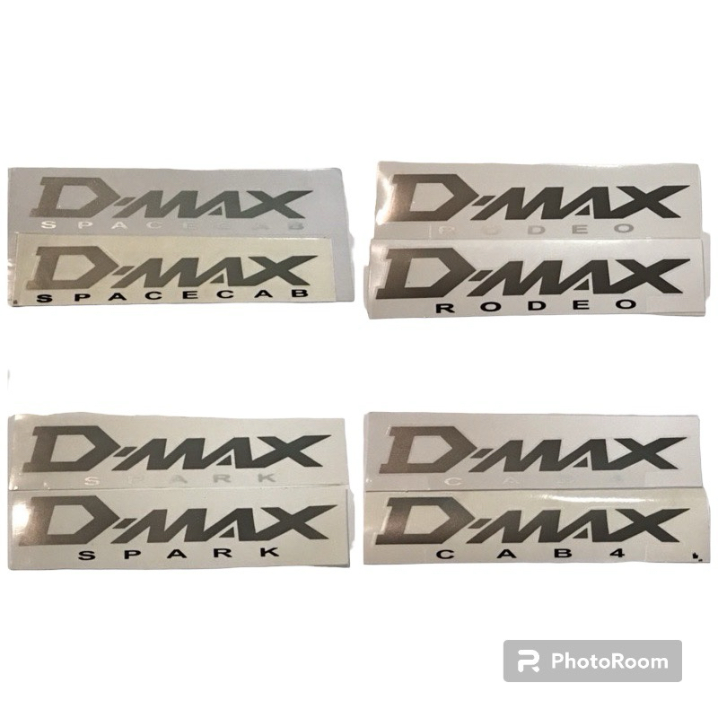 Dmax รุ่น 1 ISUZU SPACECAB SPARK RODEO CAB4 สติ๊กเกอร์ ดีแมกซ์ อีซูซุ D ...