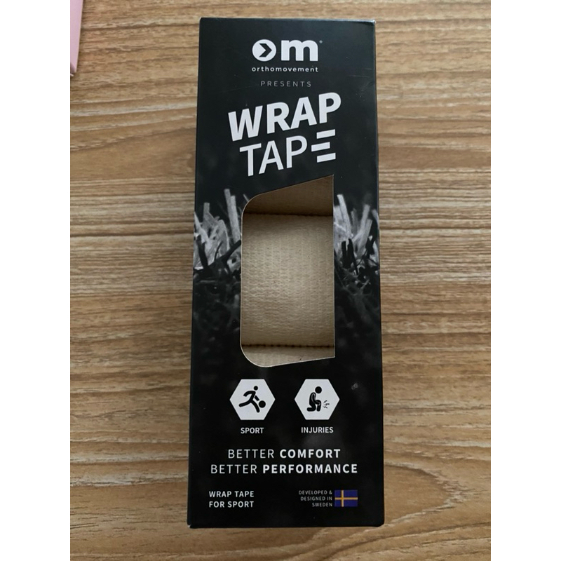 เทปพันข้อ OM Warp Tape x 3 Rolls สีขาว สำหรับเล่นกีฬา ออกกำลังกาย ...
