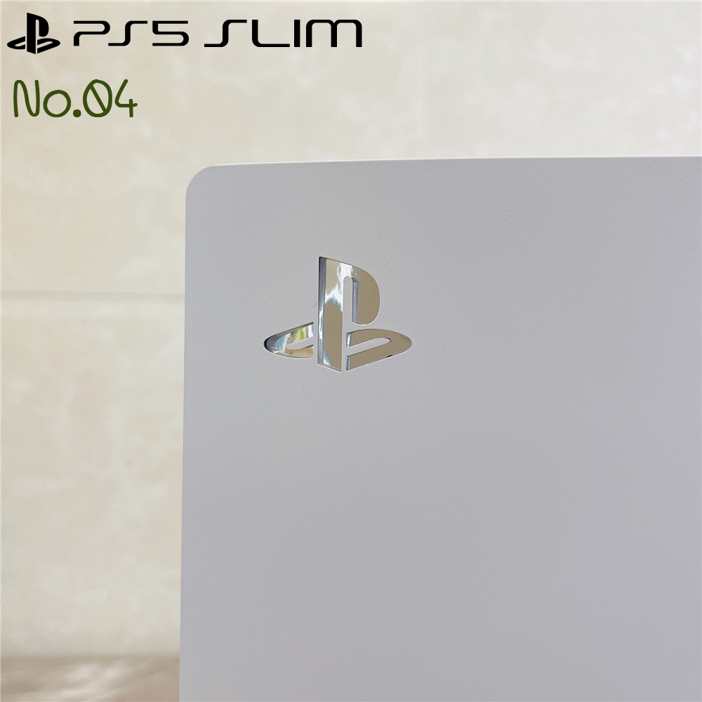 สติกเกอร์โลโก้ PS ติดเครื่อง PS5 SLIM (New Model) Sticker PS5 SLIM Logo ...