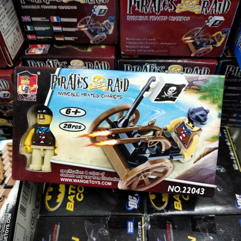 เลโก้ Lego Pirates Raid Invincible Pirates Chariots no.22043 ของเล่น ...