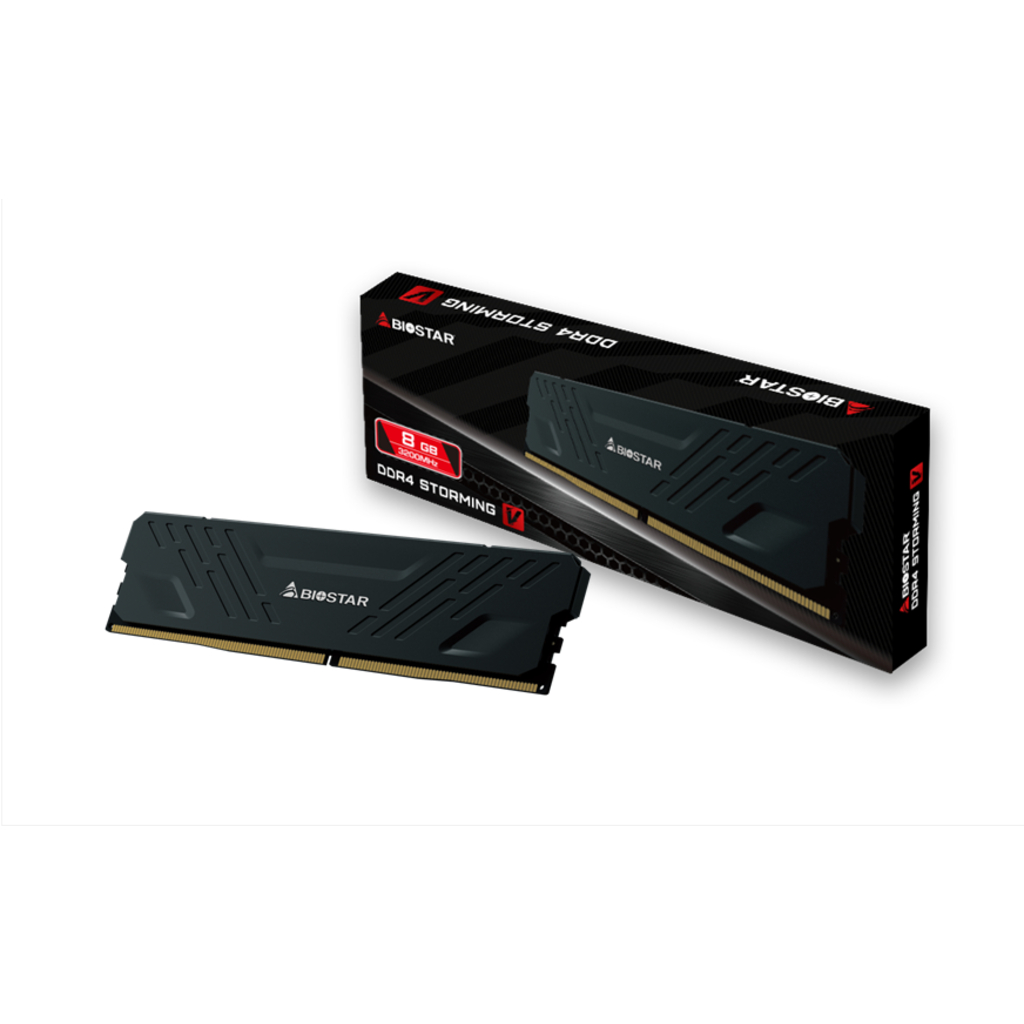 •สินค้าใหม่• RAM BIOSTAR DDR4 Storming V 8GBx1 3200MHz (ใช้ได้กับ intel ...