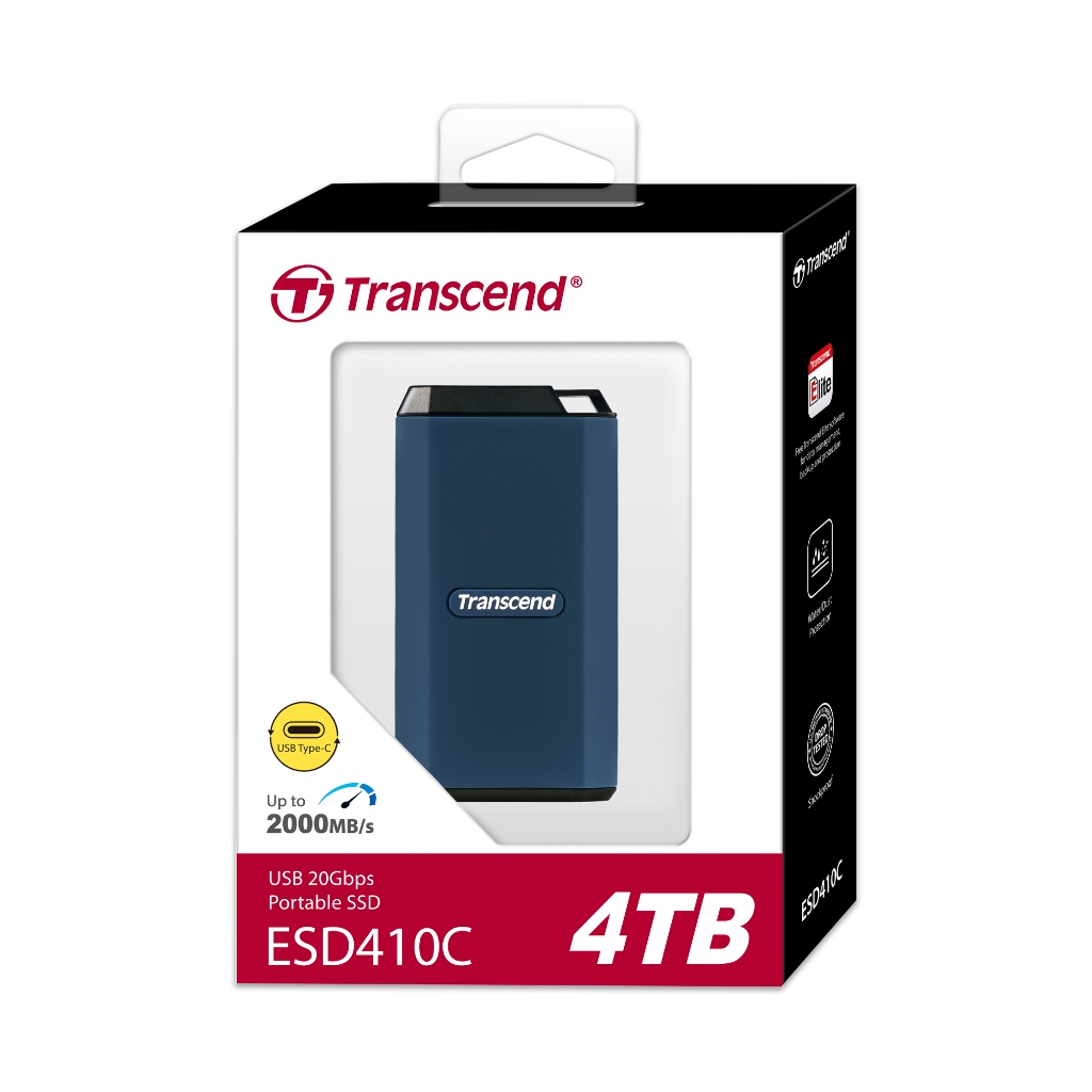 Transcend External SSD 4TB :ESD410C: - รับประกัน 5 ปี - มีใบกำกับภาษี ...