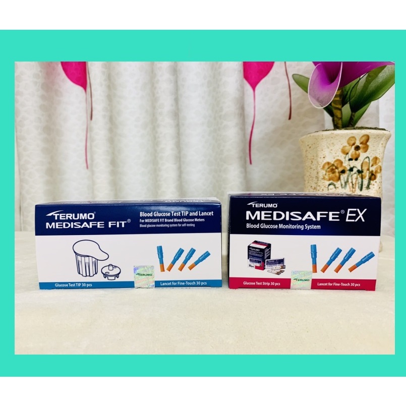 🔥แผ่นตรวจน้ำตาล ยี่ห้อ Terumo medisafe (ของแท้ ใช้ได้จริง) medisafe ex ...