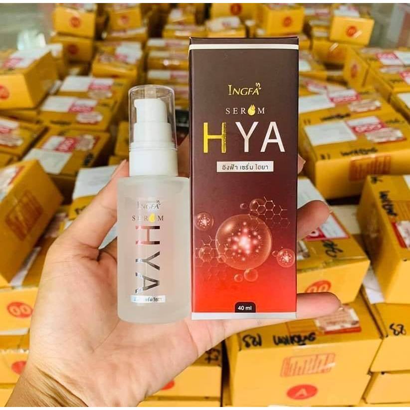( แถมสบู่ ) INGFA อิงฟ้า เซรั่มไฮยาลูรอน เซรั่มบำรุงผิวหน้า ขนาด 40 ml. | Shopee Thailand