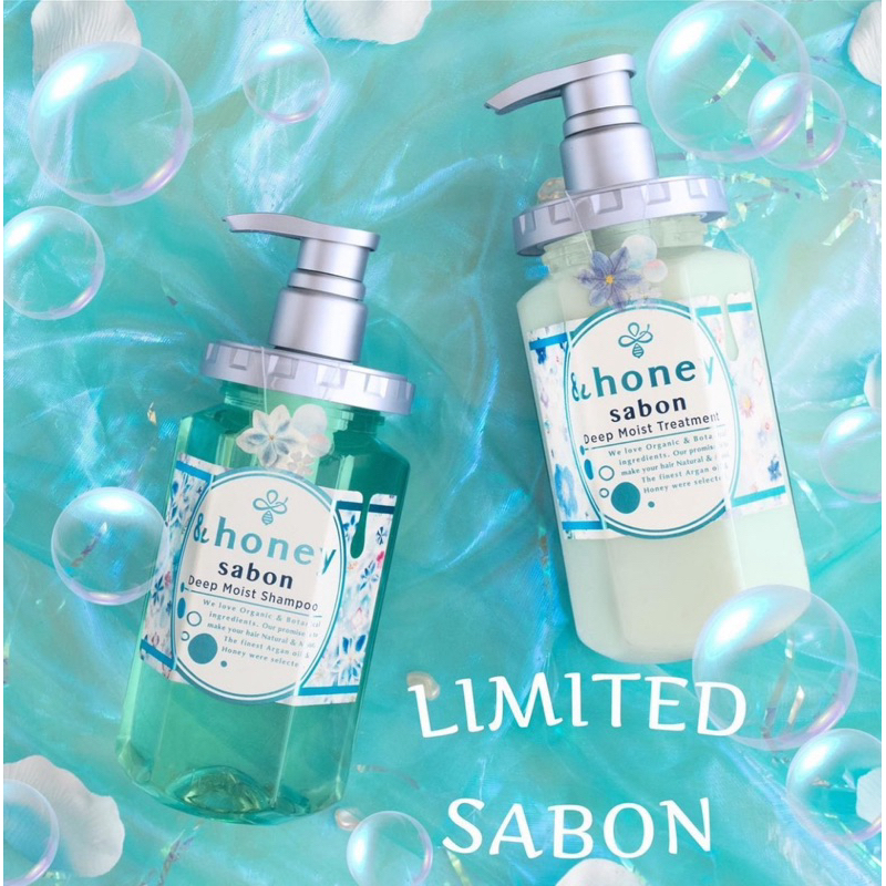 &honey sabon Deep Moist Limited Set shampoo/Treatment/3step Trial Set ...